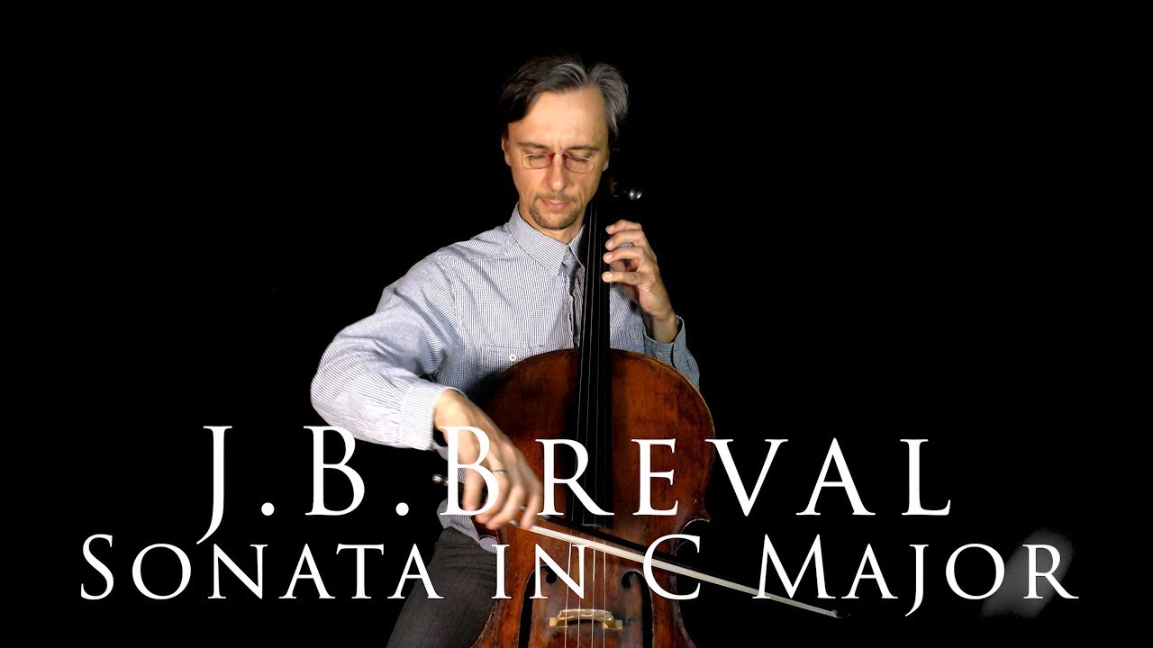 J.B. Breval Sonata C Major Mov.1 Suzuki Cello Book 4 in SLOW TEMPO ...