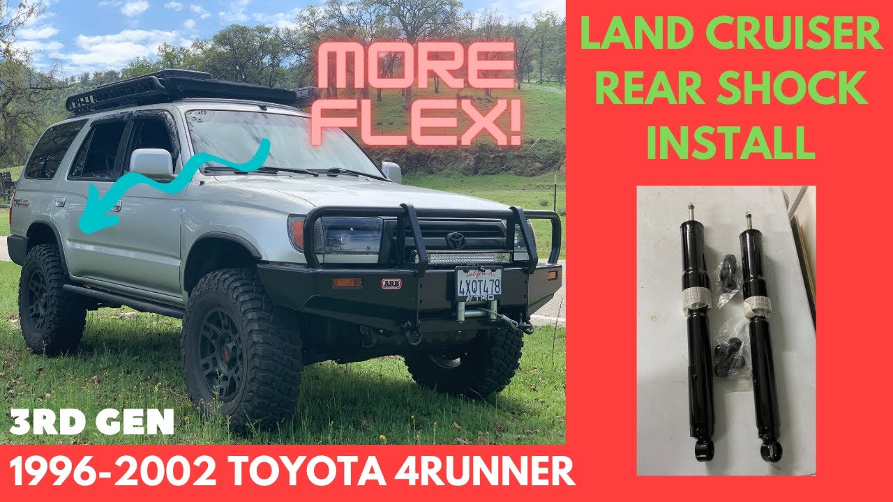 Toyota 4runner Rear Shock Install/Replacement - Land Cruiser Rear ...