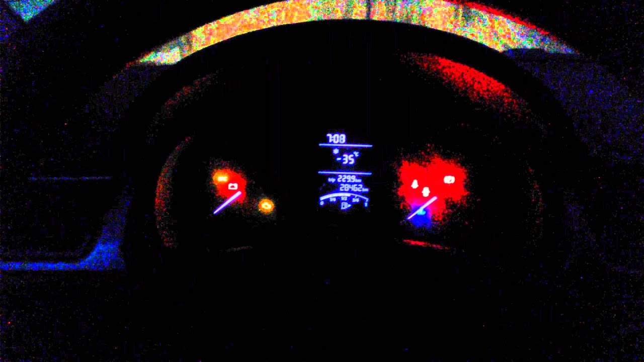 Skoda Rapid 1.6 запуск двигателя в -35. Skoda Rapid engine starting at ...