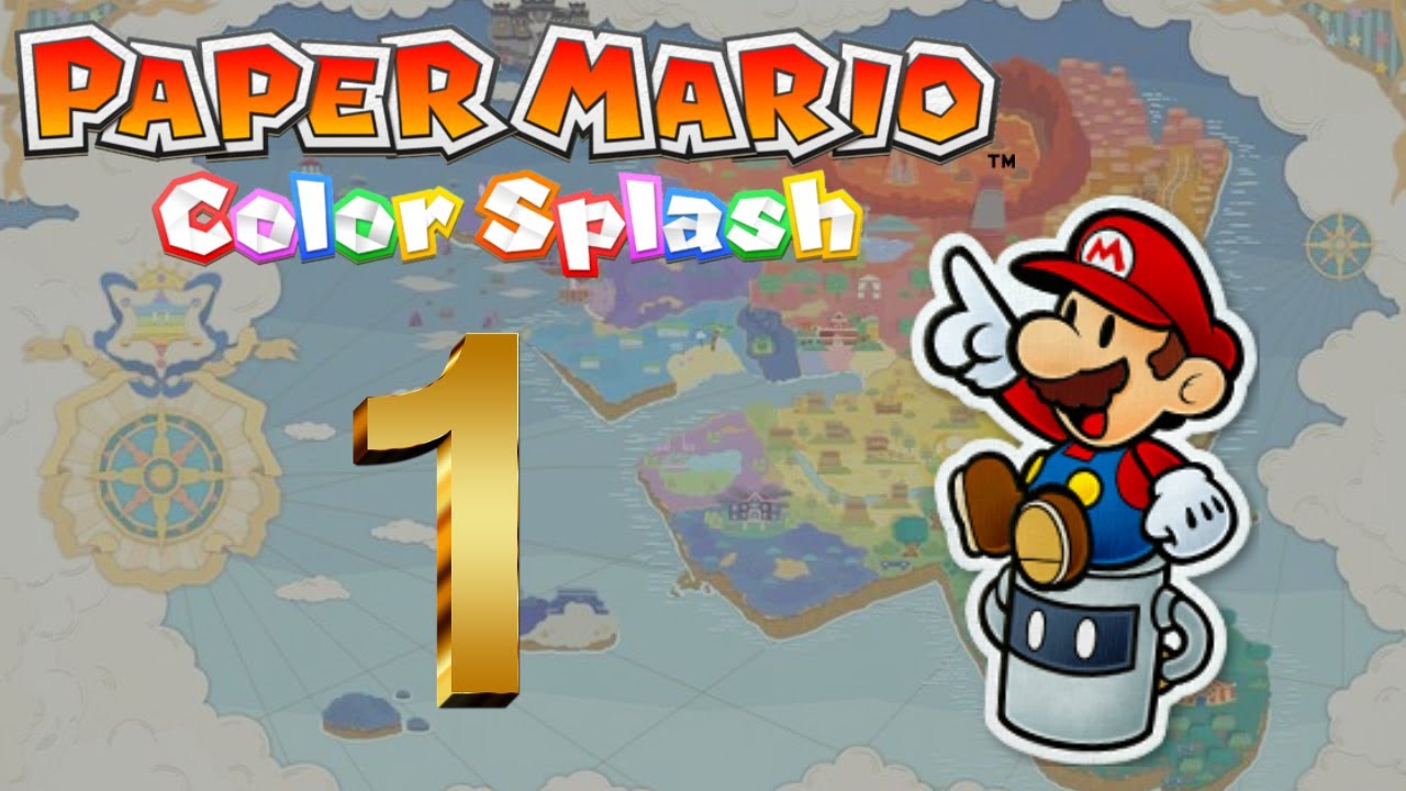 Paper Mario Color Splash #1 Mario de Papel - YouTube