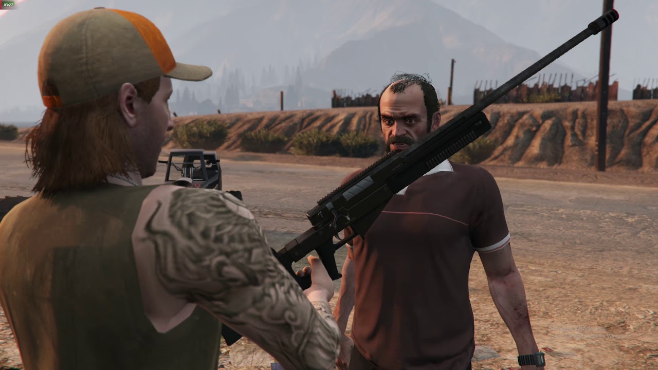 GTA 5 Mission Target Practice Cletus Mission - YouTube