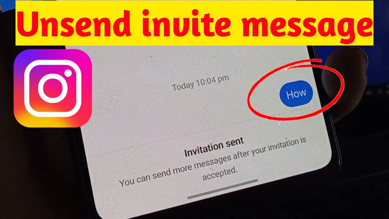 How to Unsend Invite Message on Instagram (2024) - YouTube