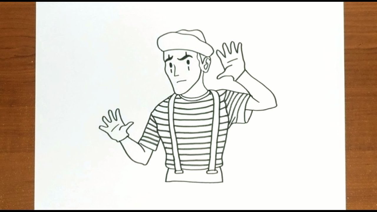 How to Draw MIME EASY - YouTube