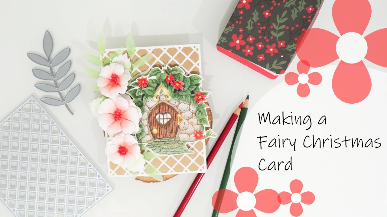 Making A Fairy Christmas Card - YouTube