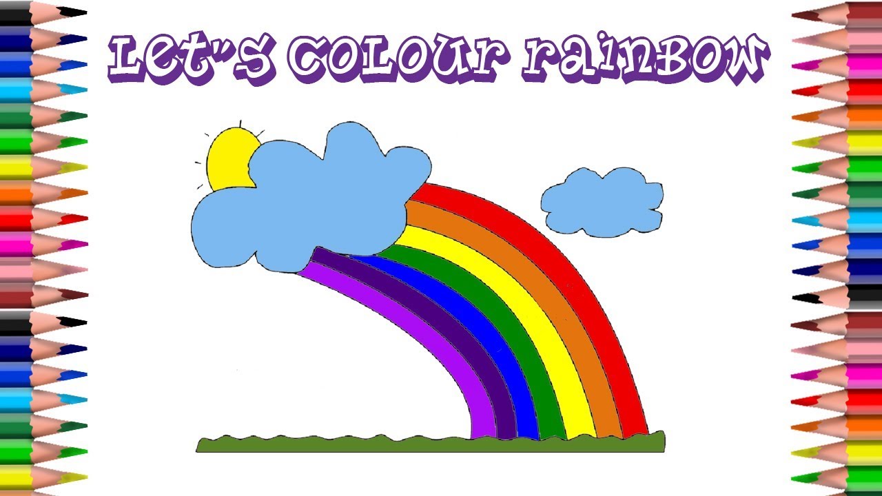 Let's learn the colours of rainbow - YouTube