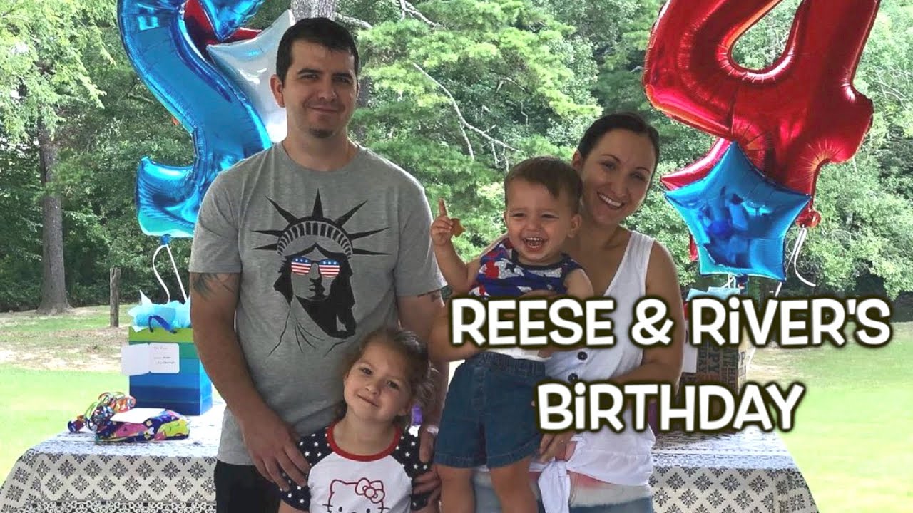 River and Reese's Birthdays 2021 | Combined Birthday Party🎉 | 2 & 4 ...