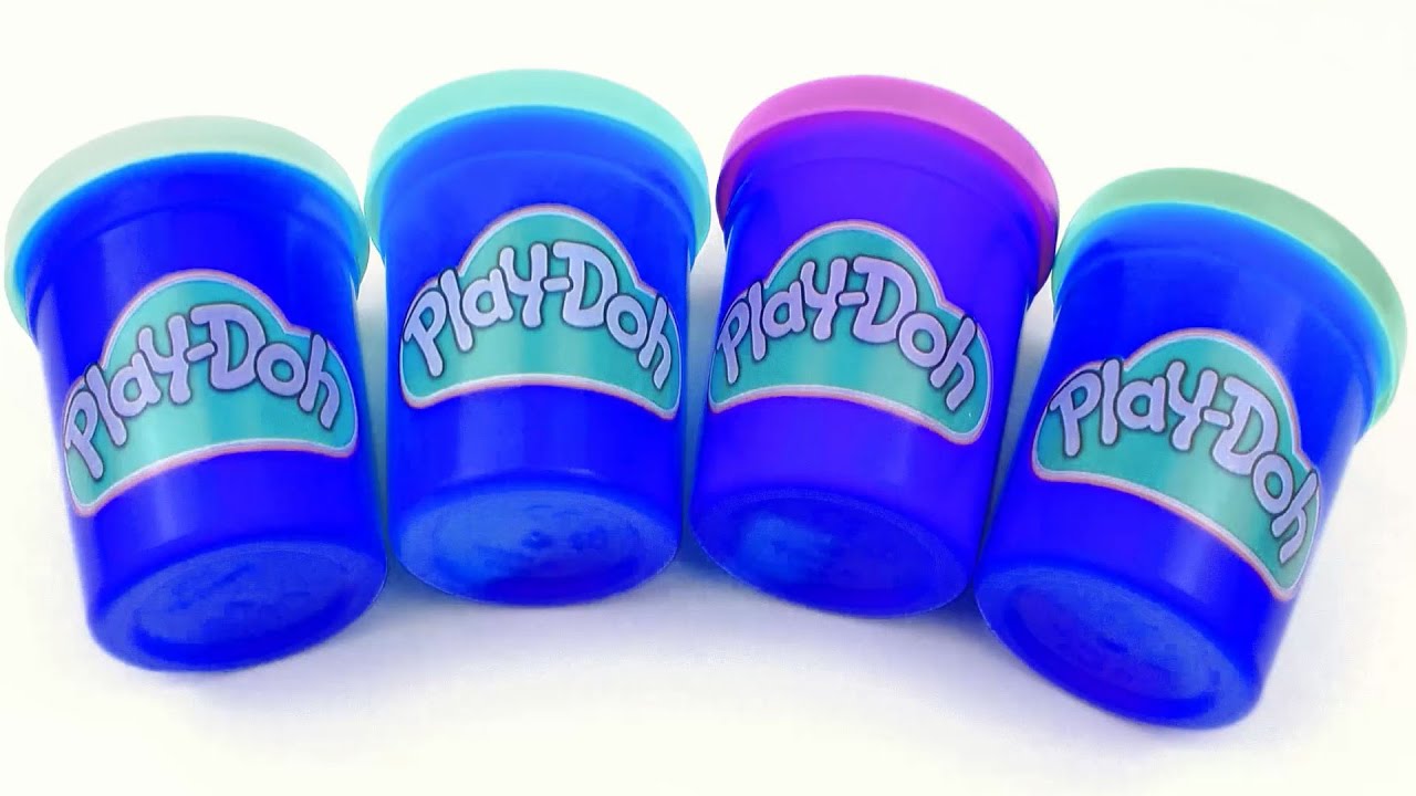 Surprise Toys Play Doh Blue Edition - YouTube