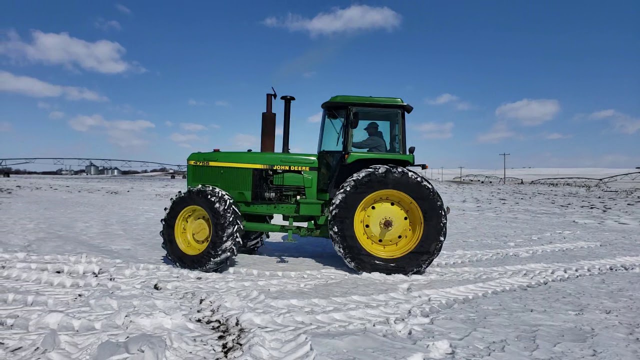 John Deere 4755 MFWD Tractor - YouTube