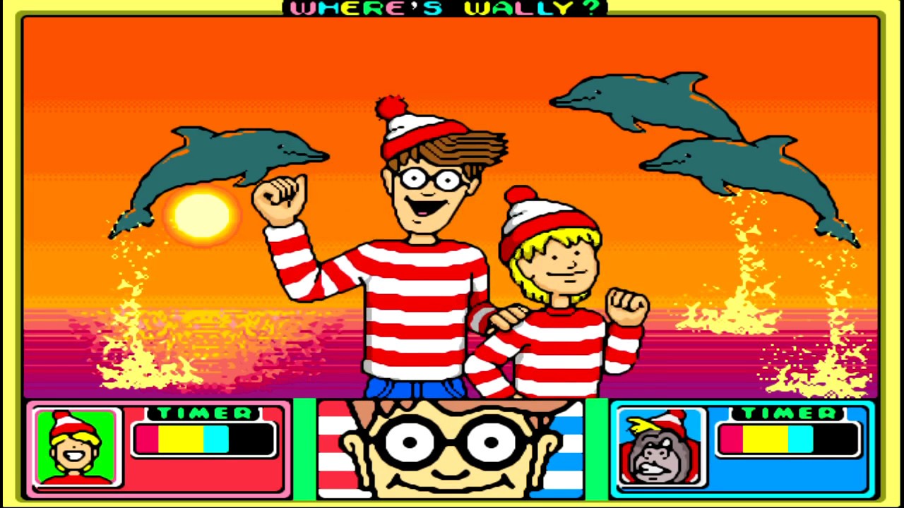 Wally wo Sagase! / Where's Waldo? (JAMMA) - 2 Player Versus Playthrough ...