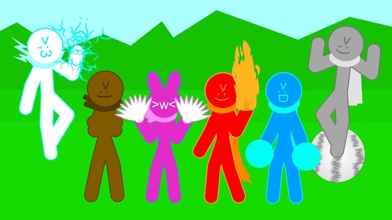 Elements 17 - Elemental Family (Stickman Animation) [Stick Nodes] - YouTube