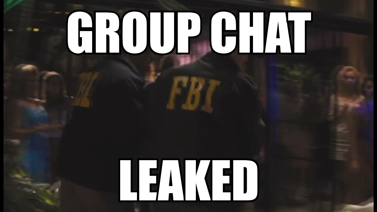 when someone leaks the group chat - YouTube