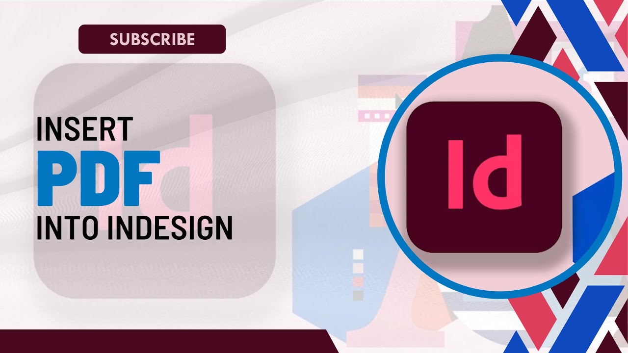 InDesign Tutorial for Brightness | Lesson 3| How to Insert PDF File to ...