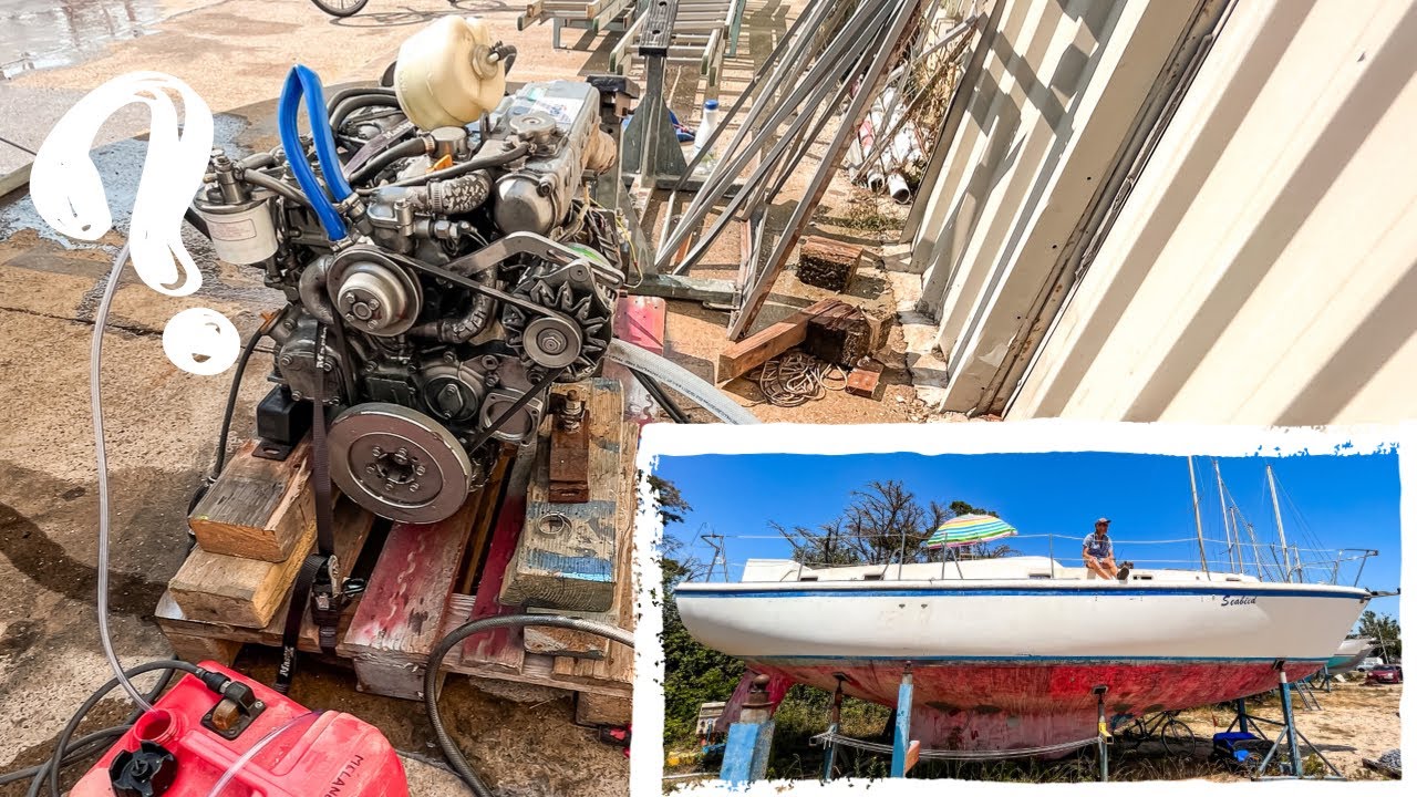 €3.000 Engine for €1 Boat. Did our ENGINE START? | SAILING SEABIRD Ep ...