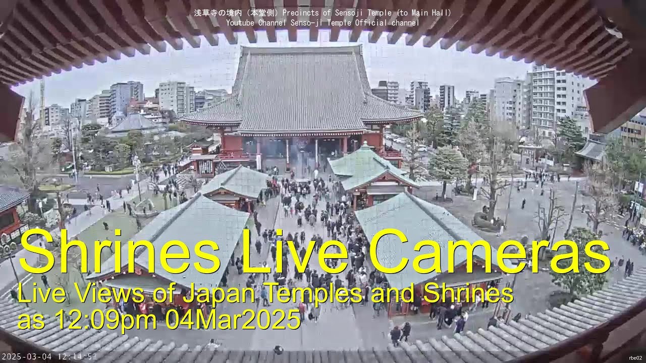 Live Views of Japan's Temples and Shrines - YouTube