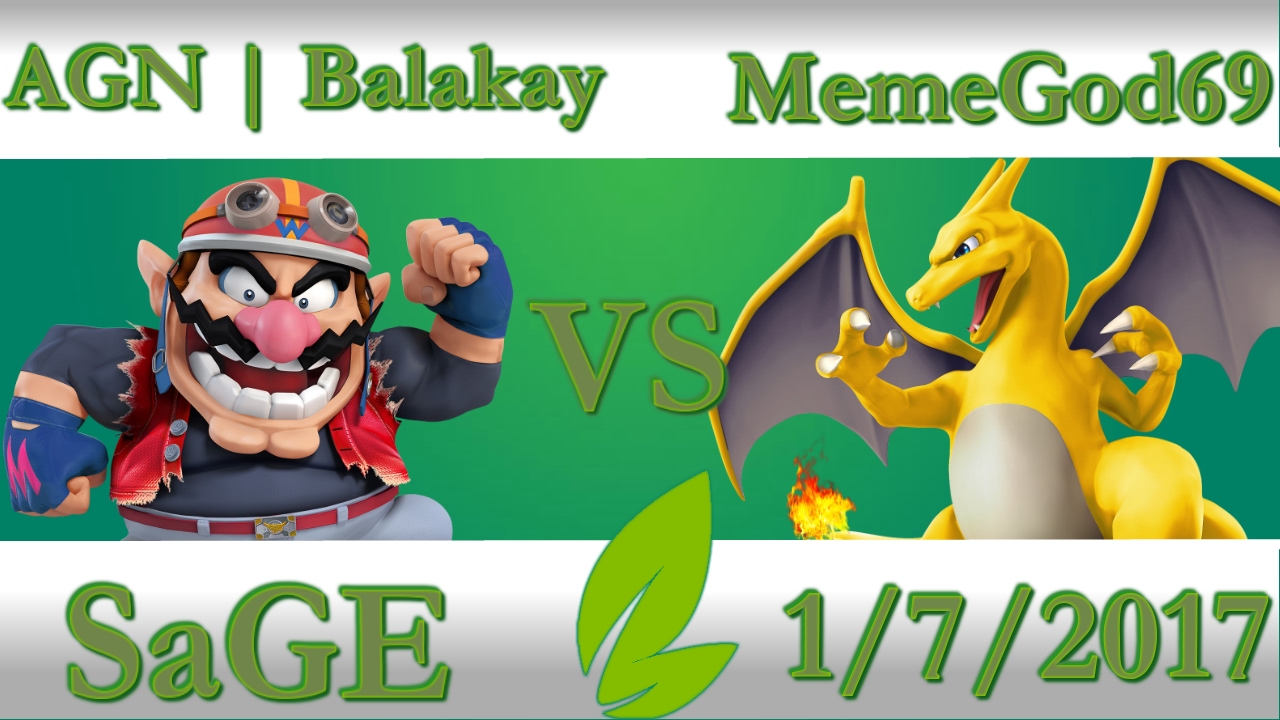 SaGE #1 - AGN | Balakay (Wario) vs MemeMaster69 (Charizard/Link) - YouTube