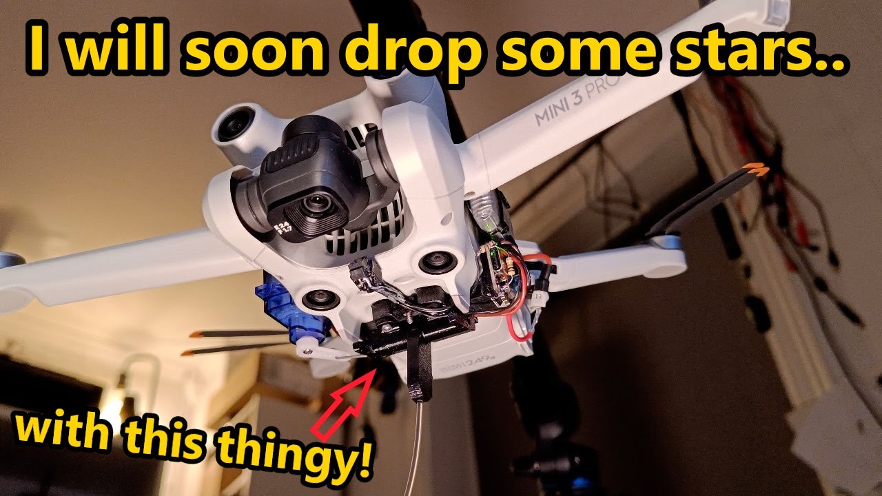 DJI Mini 3 Pro - 3D Printed Payload Release - YouTube