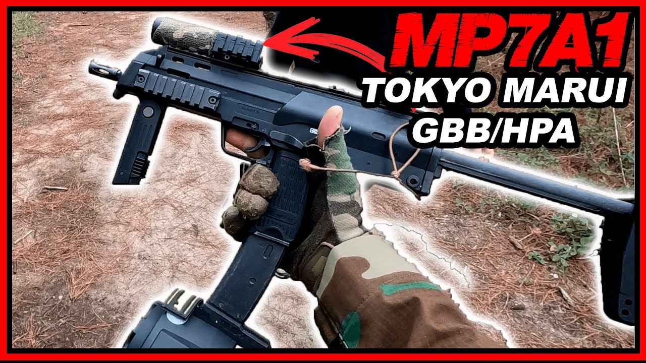 Mp7A1 Tokyo Marui com Drum Magzine - YouTube
