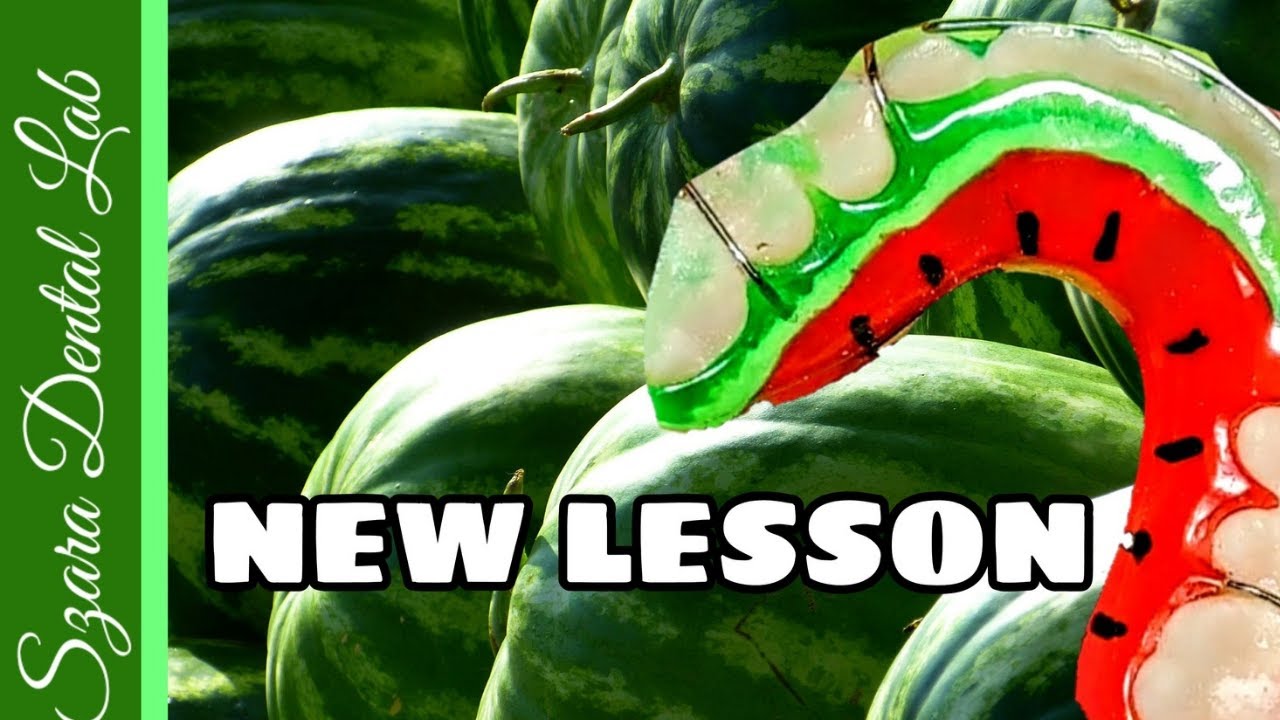 NEW Watermelon Retainer Design by Szara Dental - YouTube