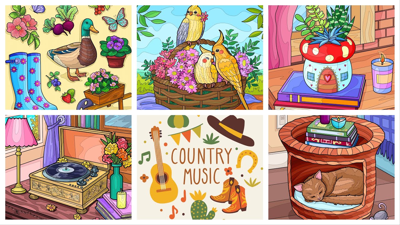 Birds Ducks Disc Player Music Variaty Pictures Hey Color Paint by ...