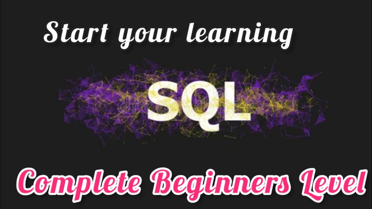 Sql Beginner Level Mysql Sql Programming Database Youtube 9981