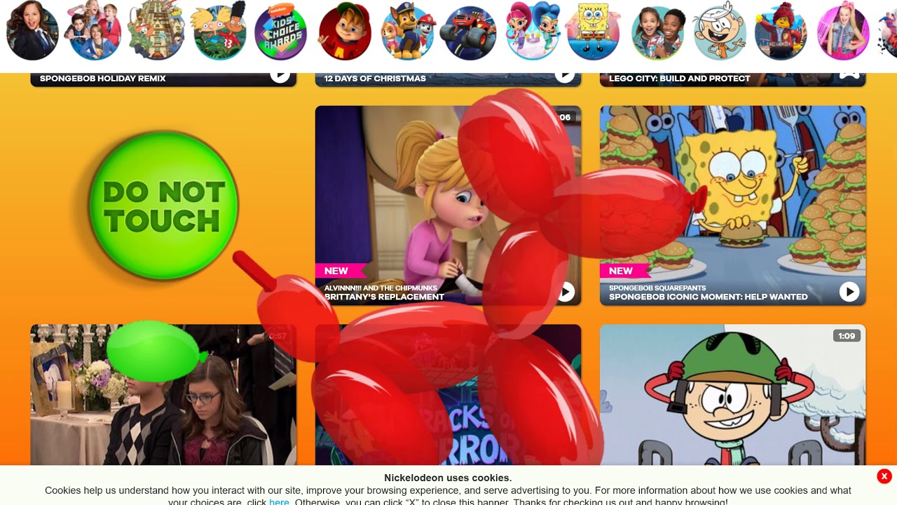 Nick Do Not Touch December 2019 - YouTube