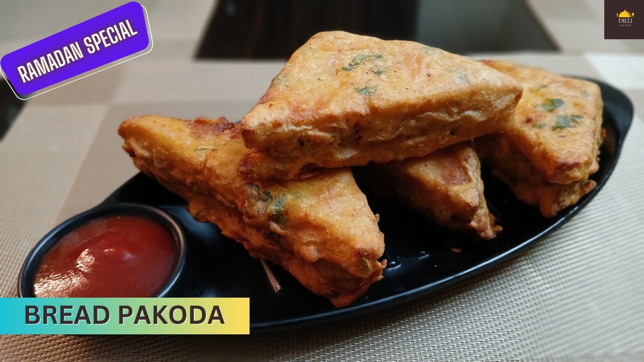 Crispy Bread Pakoda Recipe | Ramadan Special Indian Street Food | Easy ...