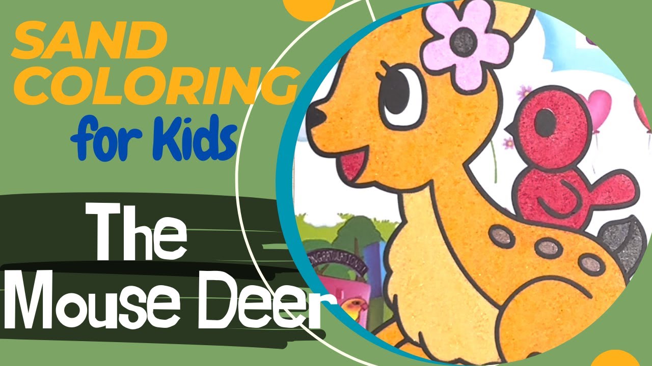 Coloring the Mouse Deer for Kids and Toddlers | Mewarnai Kancil #34 ...