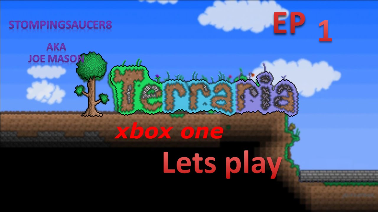 terraria xbox one lets play ep 1 - YouTube