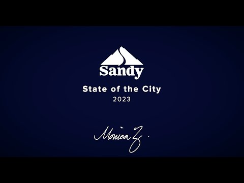Sandy Mayor Monica Zoltanski - 2023 State of the City - YouTube