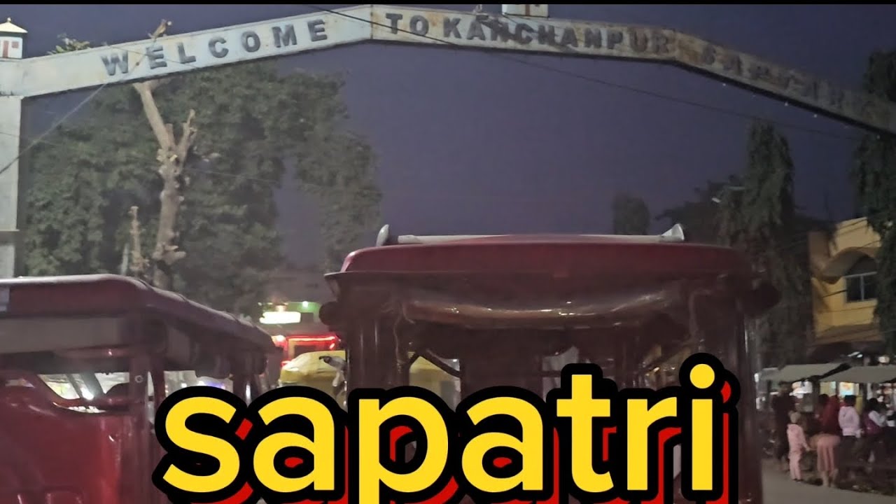 denjar acdent sapatri Night view of Sapatri kanchanpur my new you tube ...