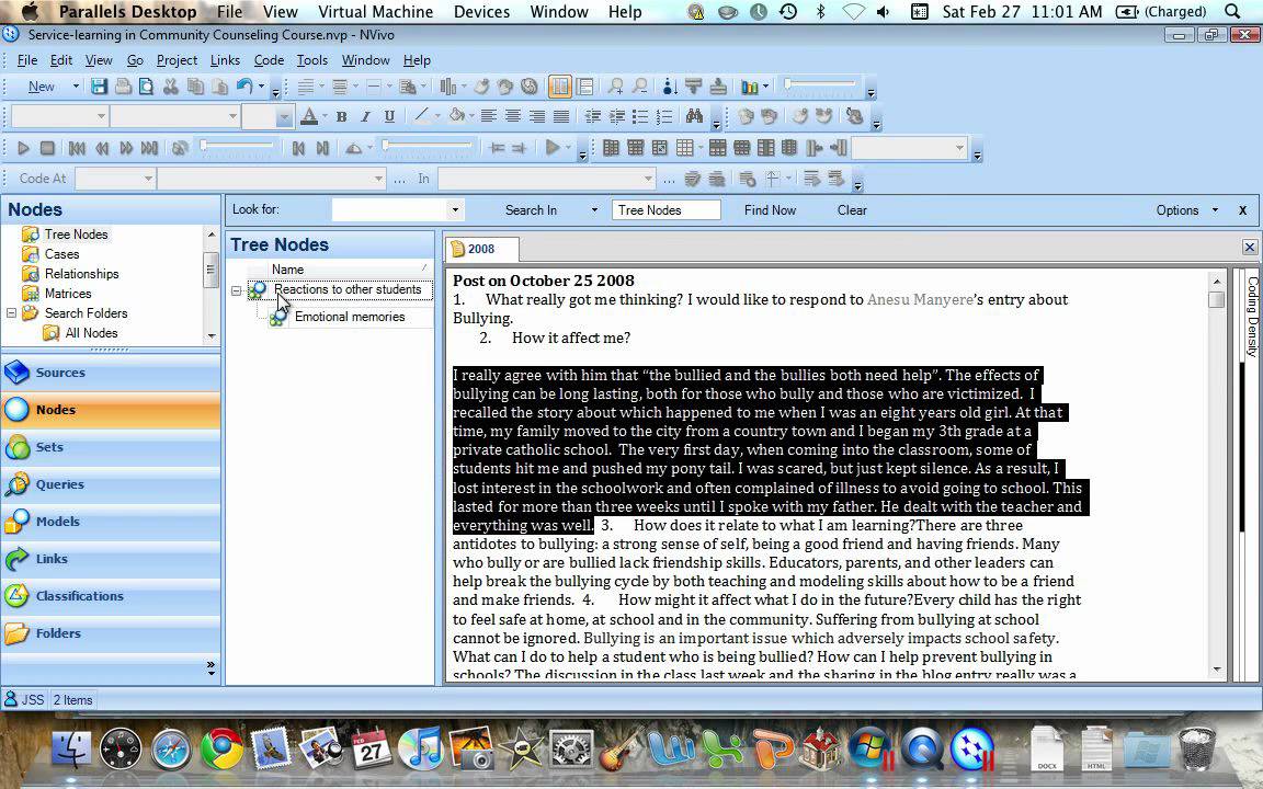 NVivo-Tree Nodes - YouTube
