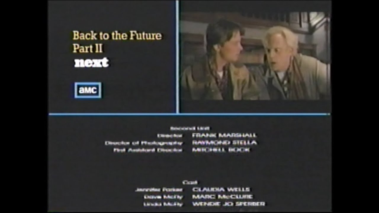 Back To The Future (1985) End Credits (AMC 2010) - YouTube