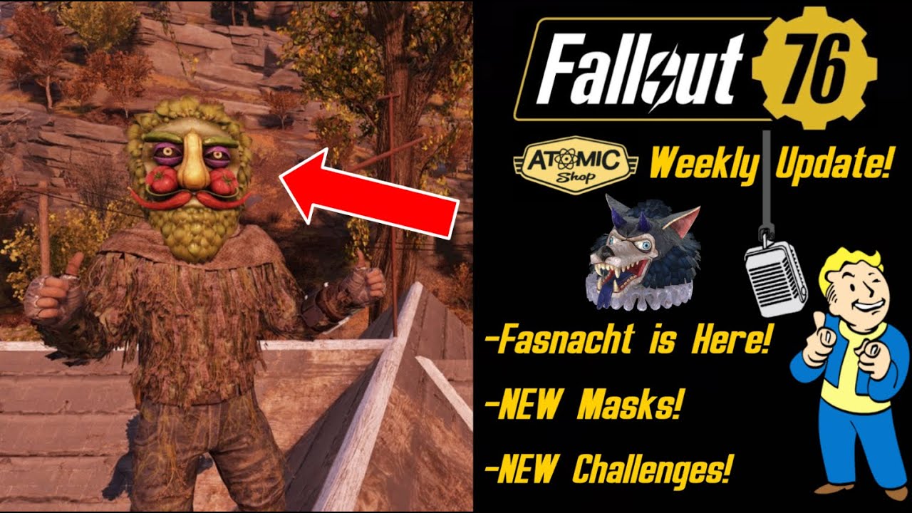 NEW FASNACHT MASKS! - Fallout 76 Weekly Update! (June 25- July 2, 2024 ...