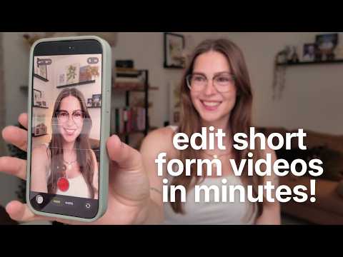 The FASTEST Way to Edit Short Form Videos (for Instagram, TikTok, Shorts, and more!)