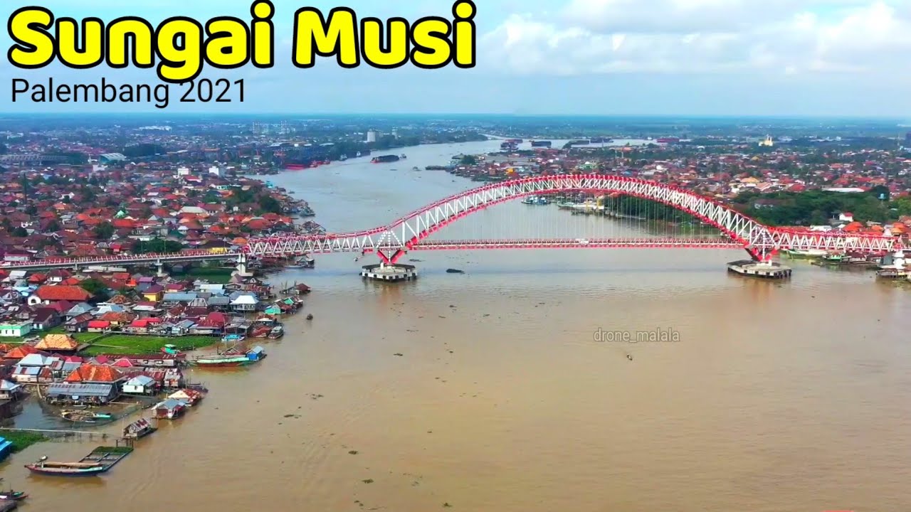 sungai musi palembang - YouTube