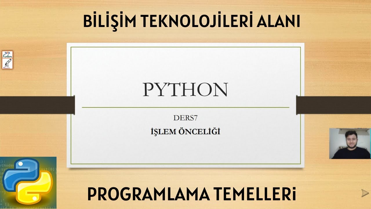 Python Ders 7 - İşlem Önceliği - YouTube
