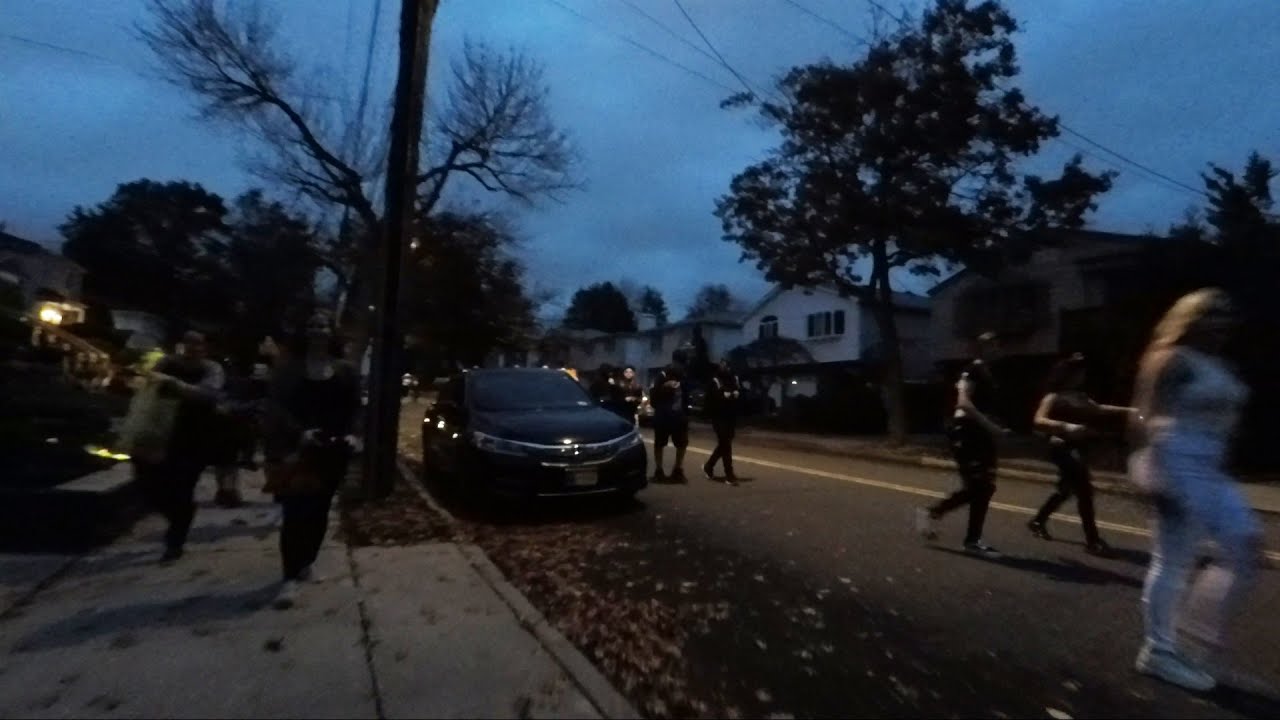 Windy Evening Halloween Walk Till Dusk - YouTube