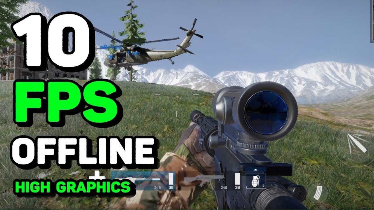 Top 10 Best Offline FPS Games High Graphics For Android 2024 | FPS ...