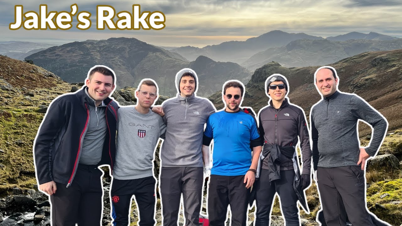 Mountain scramble challenge Jake’s Rake to Pavey Ark Summit! - YouTube