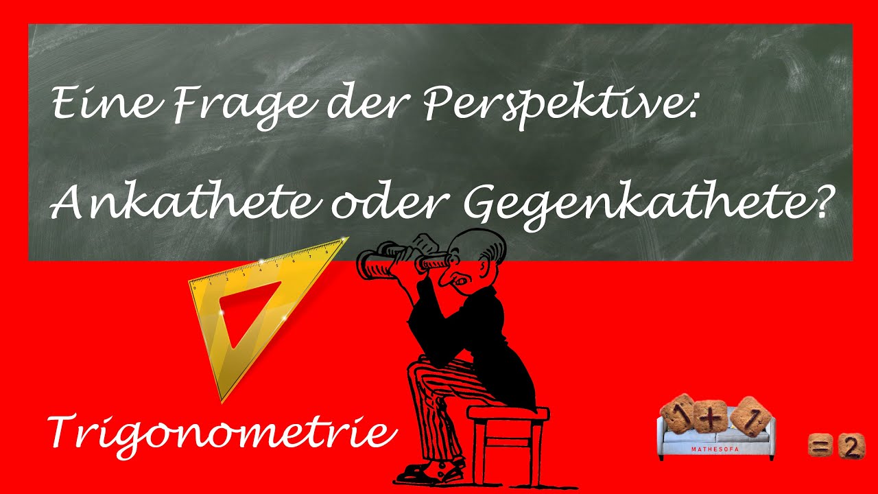 Ankathete und Gegenkathete erkennen - YouTube