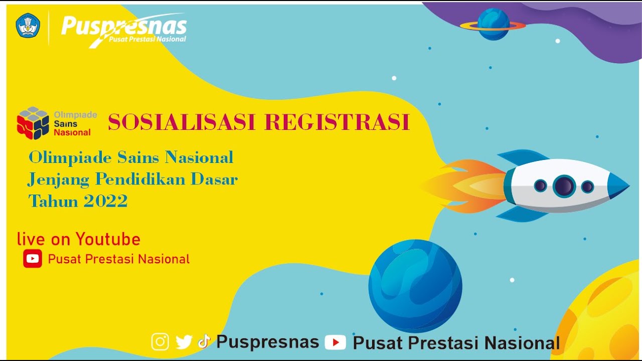 Sosialisasi Registrasi OSN SD - SMP 2022 - YouTube