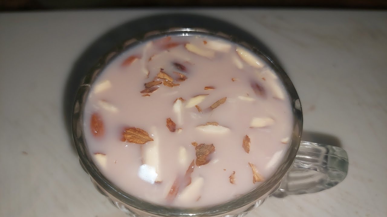 Kashmiri Chai Recipe | Pink Tes Recipe | کشمیری چاۓ | Gulabi Chai - YouTube