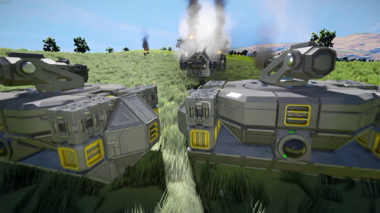 Playing Space Engineers | {DT} Deployment Turret. - YouTube