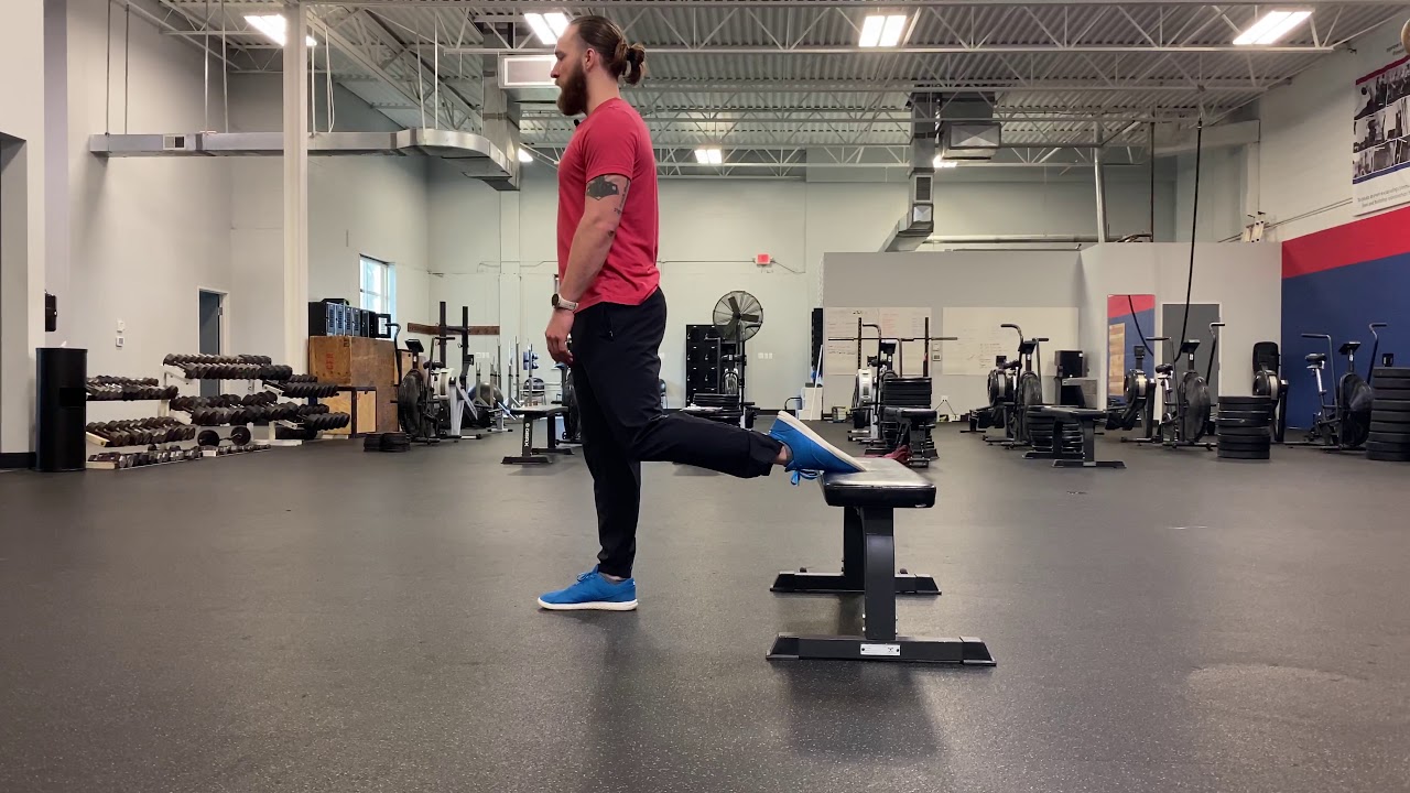 Rear Foot Elevated Split Squat - YouTube