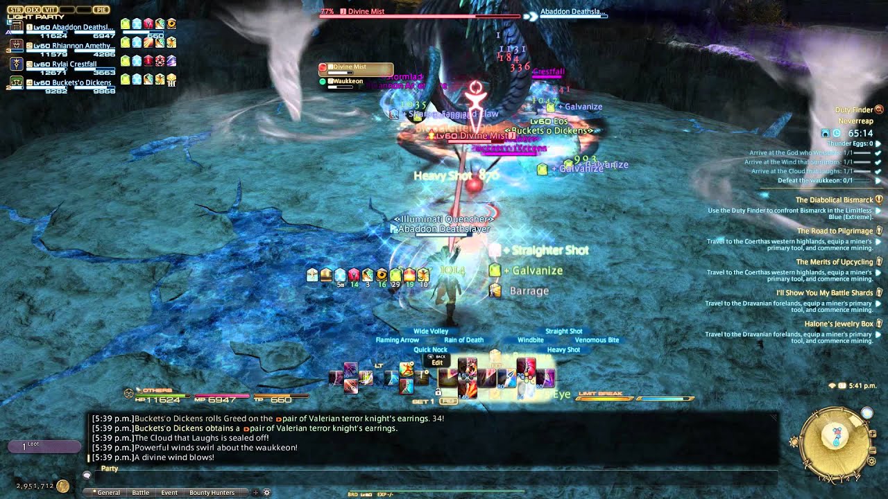 FFXIV: HEAVENSWARD- Neverreap Final Boss Waukkeon - YouTube