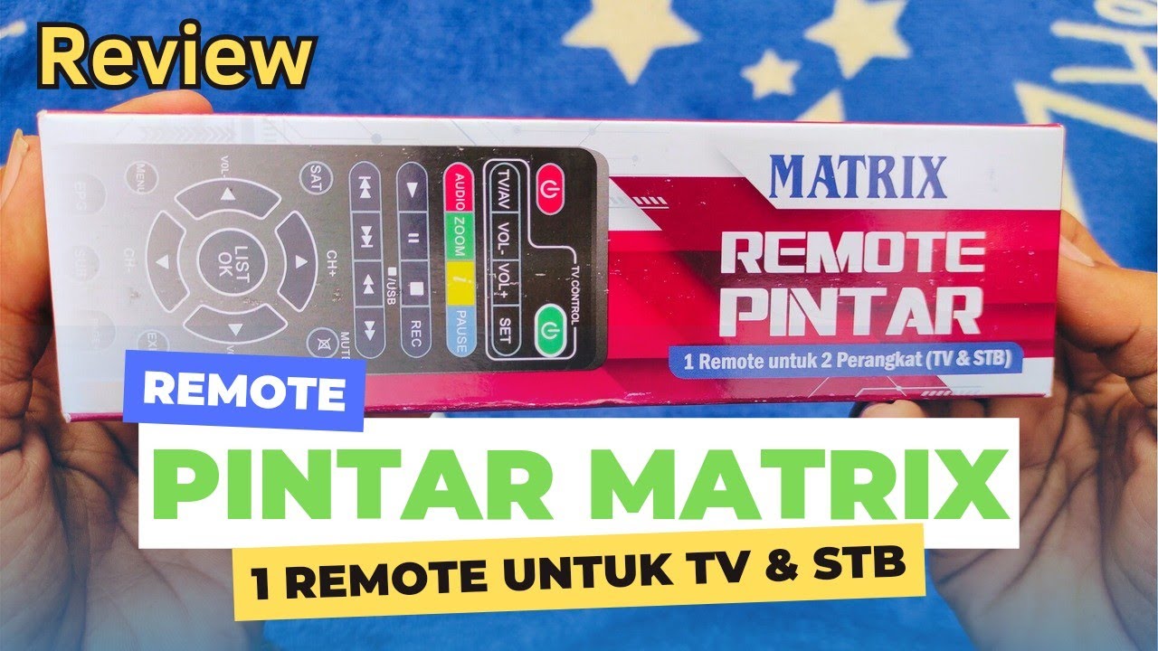 Solusi 1 Remote Untuk TV dan STB, Remote Pintar Matrix - YouTube