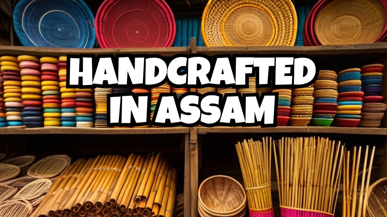 Bamboo Craft Market Assam : Handicraft and Cane Craft Bazar - YouTube