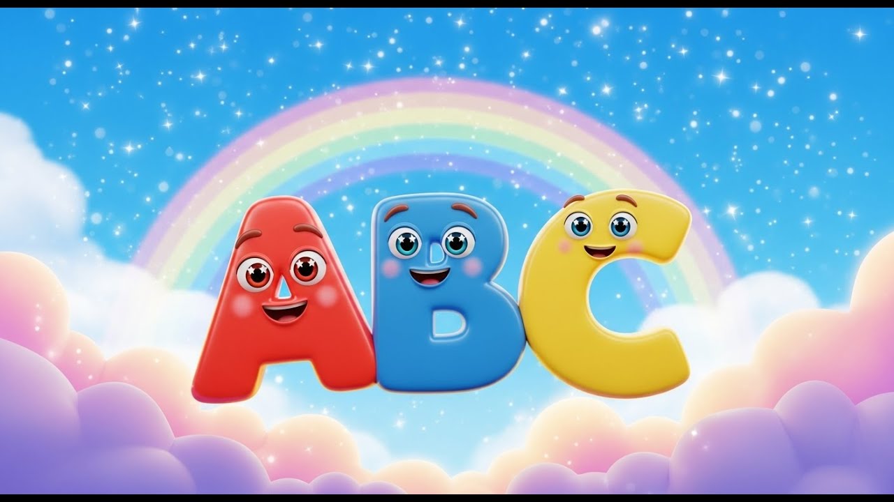 ABC Colors in the Sky 🌈🔤☁️ | Learn ABCs & Colors for Kids | Alphabet ...