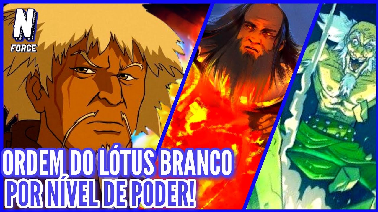 RANQUEANDO A ORDEM DO LÓTUS BRANCO DE AVATAR A LENDA DE AANG[Do mais ...