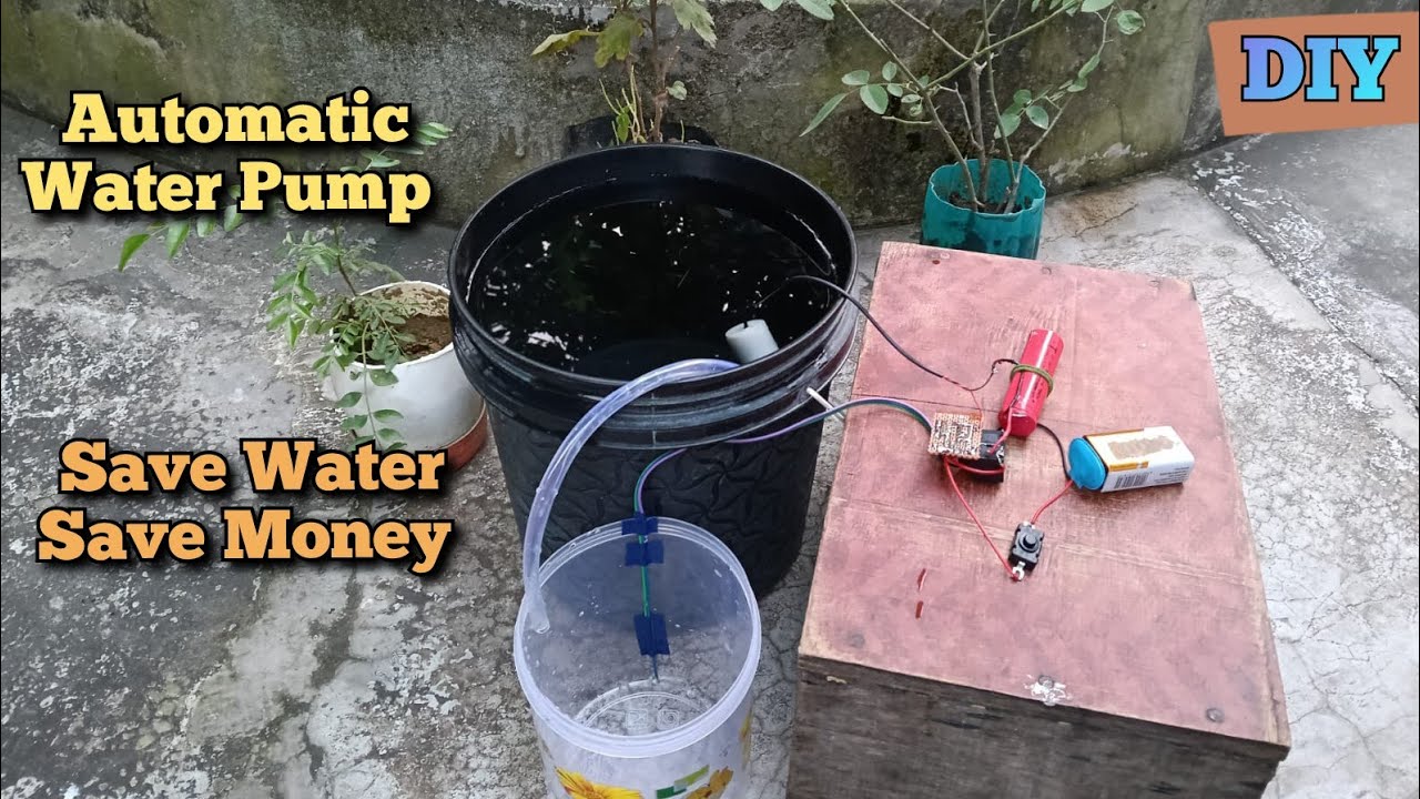 How To Make Automatic Water Pump At Home | DIY Automatic Water Pump | # ...